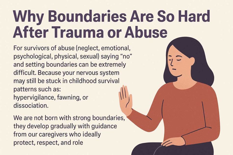 Why Boundaries Are So Hard After Trauma or Abuse | Restorative Counselling