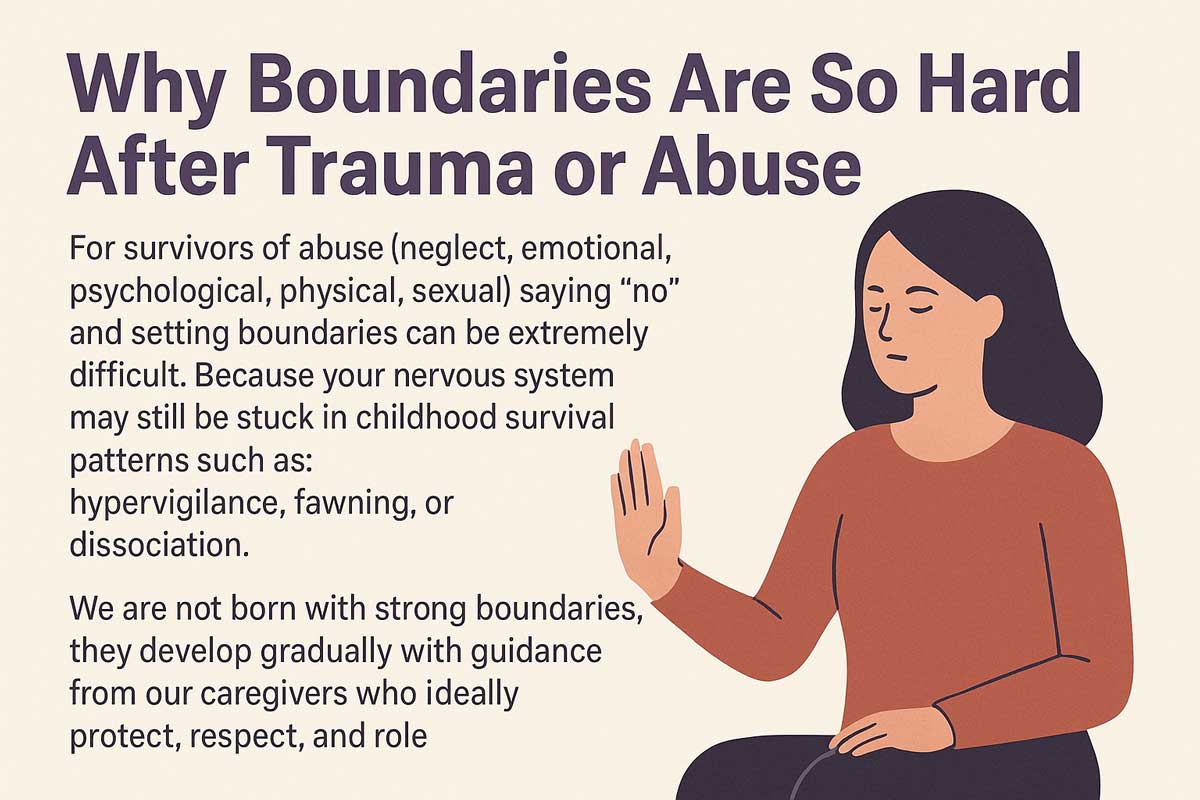 Why Boundaries Are So Hard After Trauma or Abuse | Restorative Counselling
